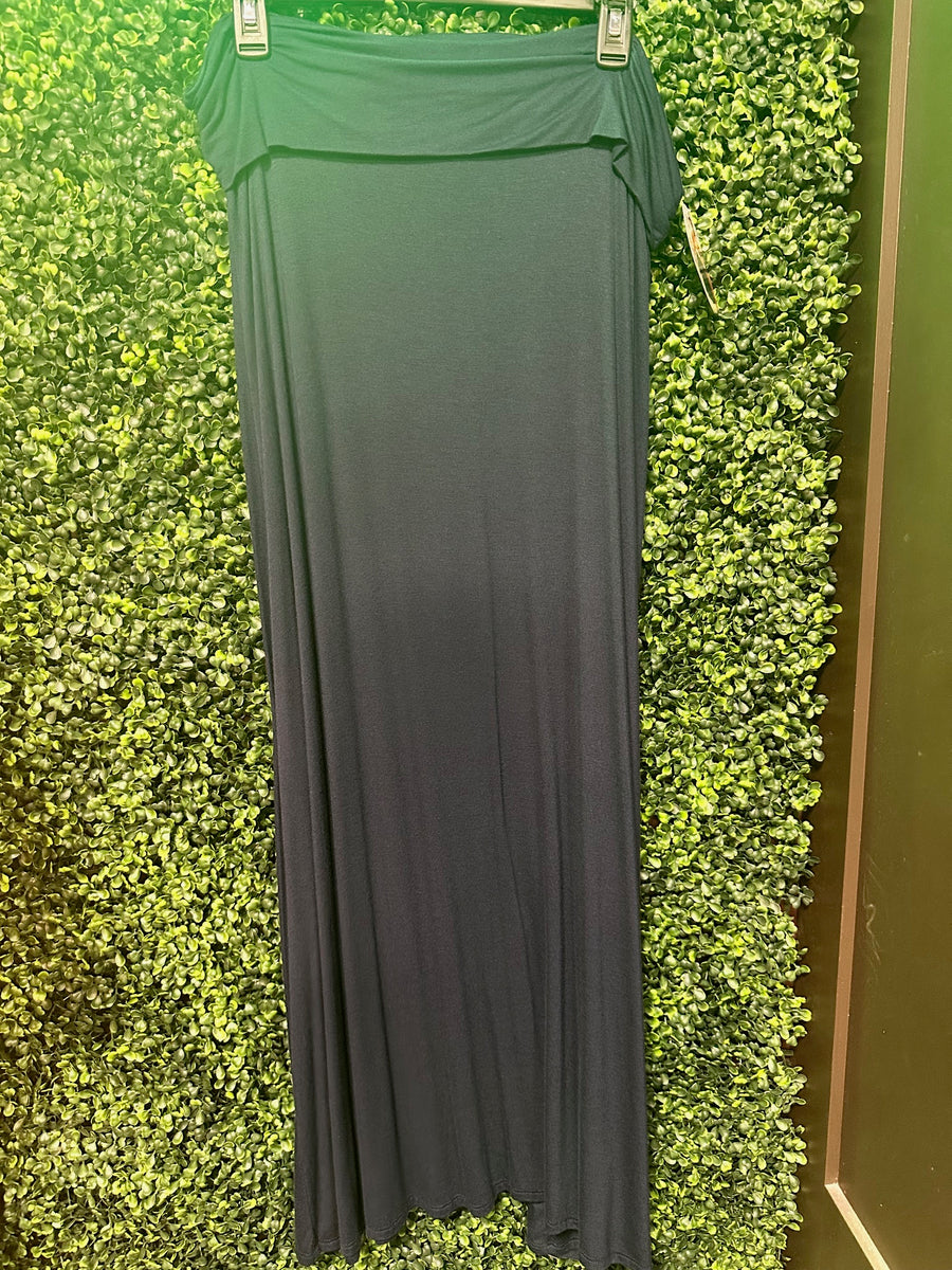 Navy Blue Maxi Skirt – CHIC & CHAP GIDDUP